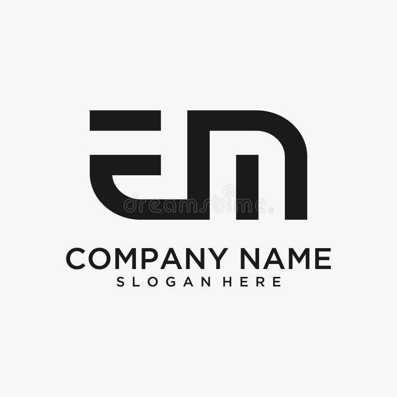 Em Logo Design Stock Illustrations – 1,329 Em Logo Design Stock ...