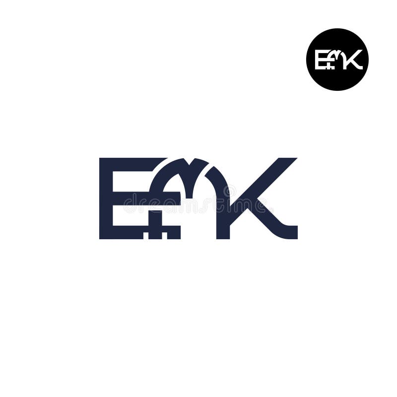 Emk Monogram Stock Illustrations – 13 Emk Monogram Stock Illustrations ...