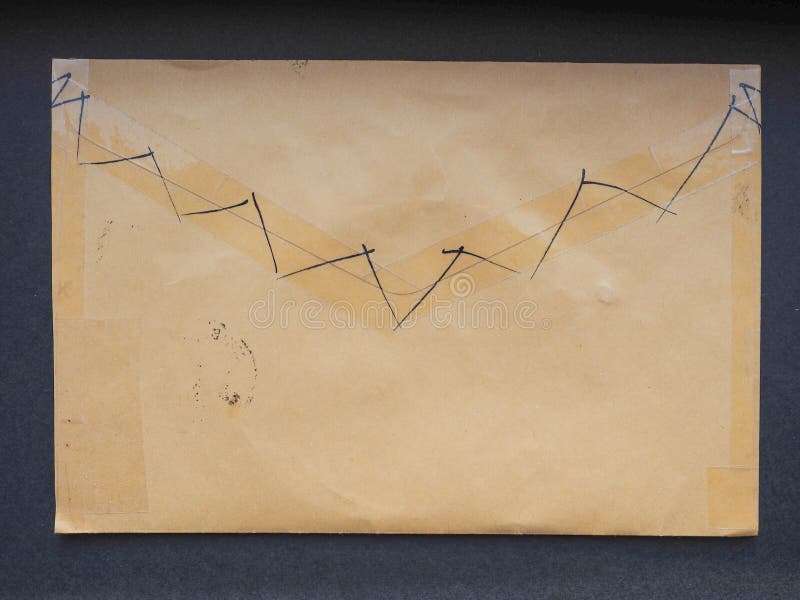 Letter envelope sealed stock image. Image of envelope - 52621319