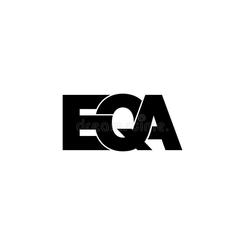 Letter EQA Simple Monogram Logo Icon Design. Stock Vector ...