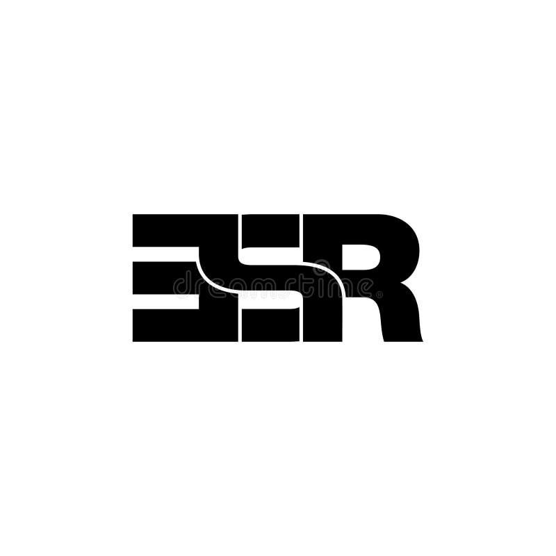 Letter ESR Simple Monogram Logo Icon Design. Stock Vector ...