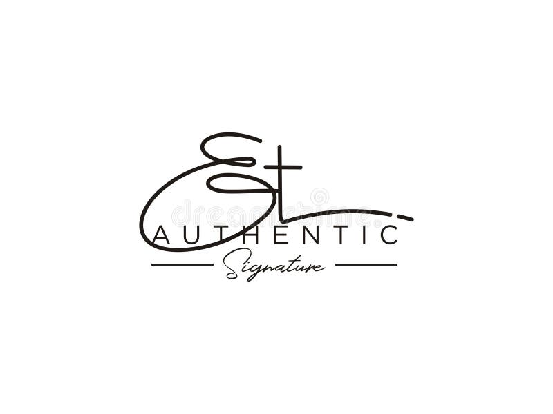 Et Signature Stock Illustrations – 240 Et Signature Stock Illustrations ...