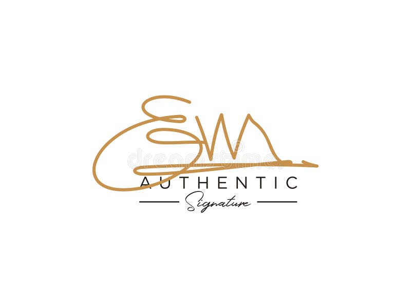 Ew Signature Stock Illustrations – 238 Ew Signature Stock Illustrations ...