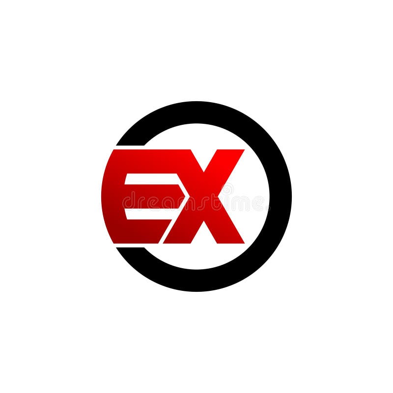 Letter Ex Logo Stock Illustrations – 967 Letter Ex Logo Stock ...