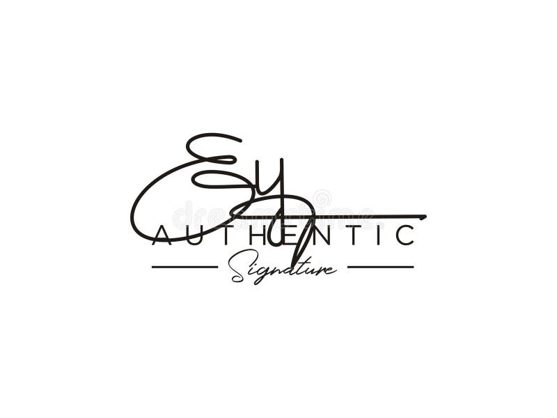 Letter EY Signature Logo Template Vector Stock Vector - Illustration of ... Letter EY Signature Logo Template Vector Stock Vector - Illustration of ...