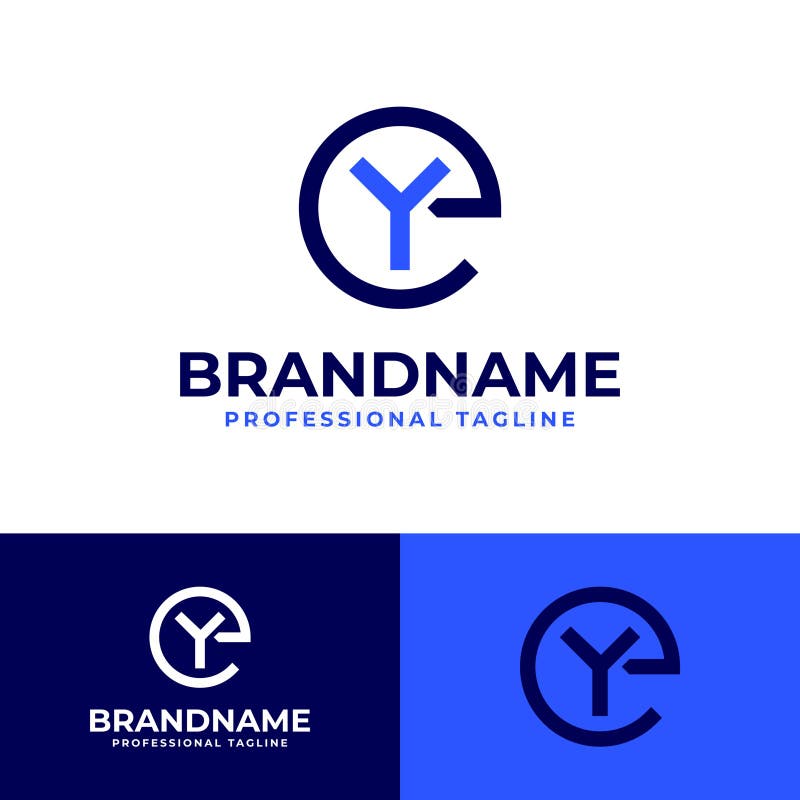 Letter EY or YE Logo, Suitable for Any Business with YE or EY Initials ...
