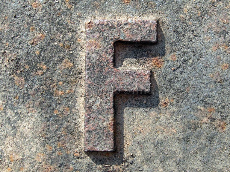 Letter F of... stock image. Image of fortune, fame, close - 665037