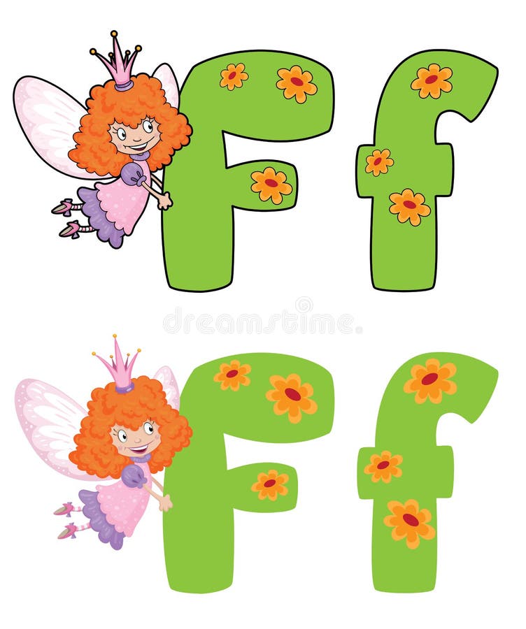 Fairy Alphabet Letter F Stock Illustrations – 50 Fairy Alphabet Letter ...