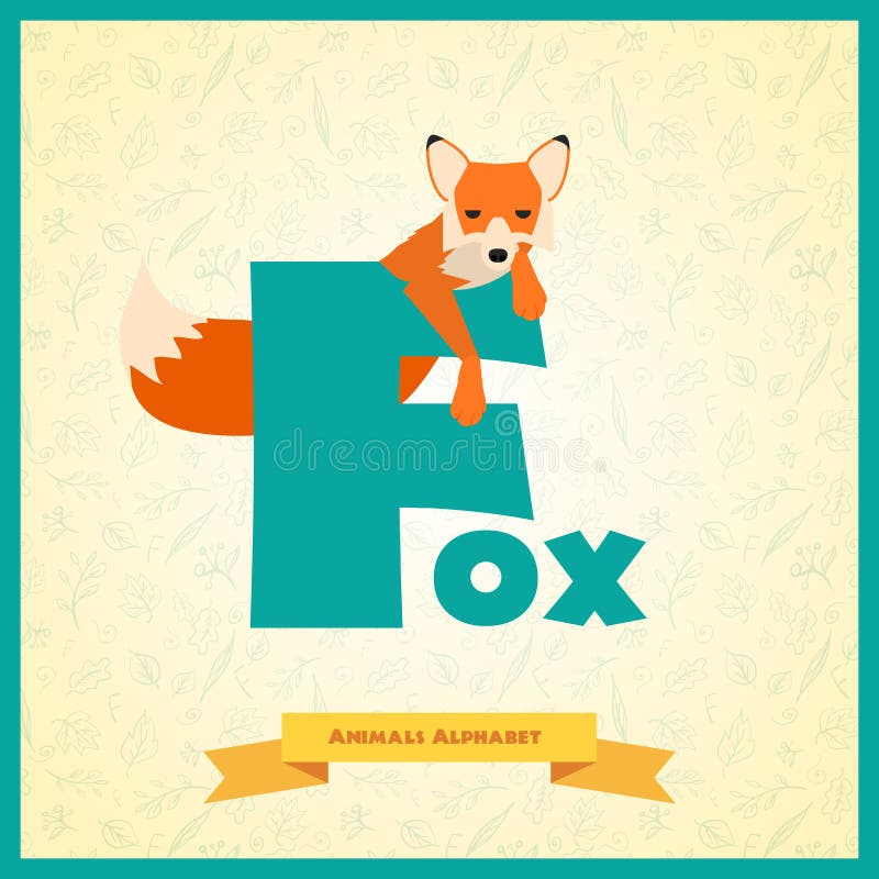 Letter F Fox Stock Illustrations – 187 Letter F Fox Stock Illustrations ...