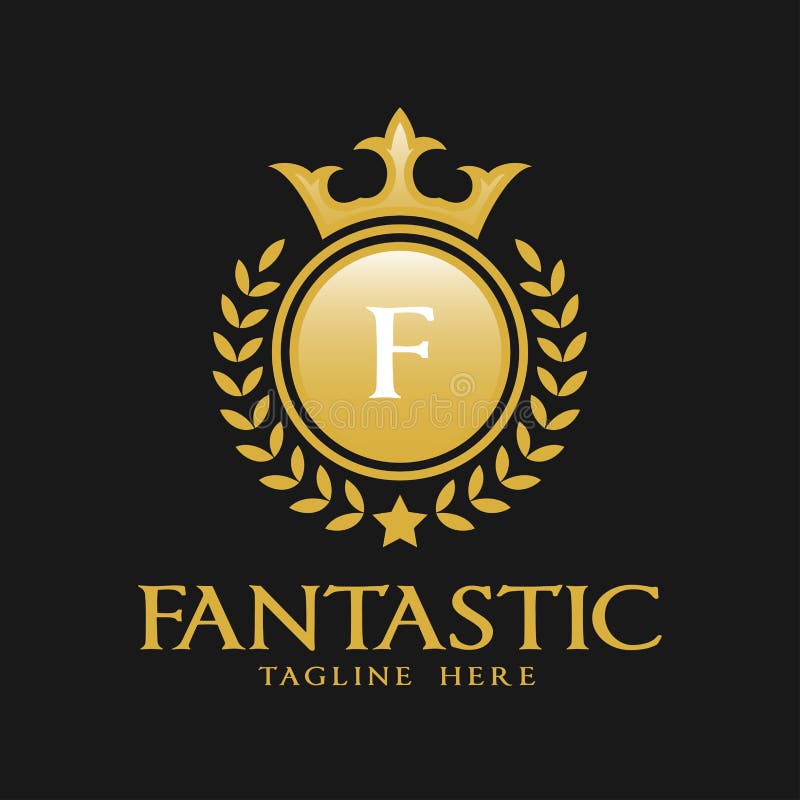 Letter F Logo - Classic Luxurious Style Logo Template Stock Vector ...