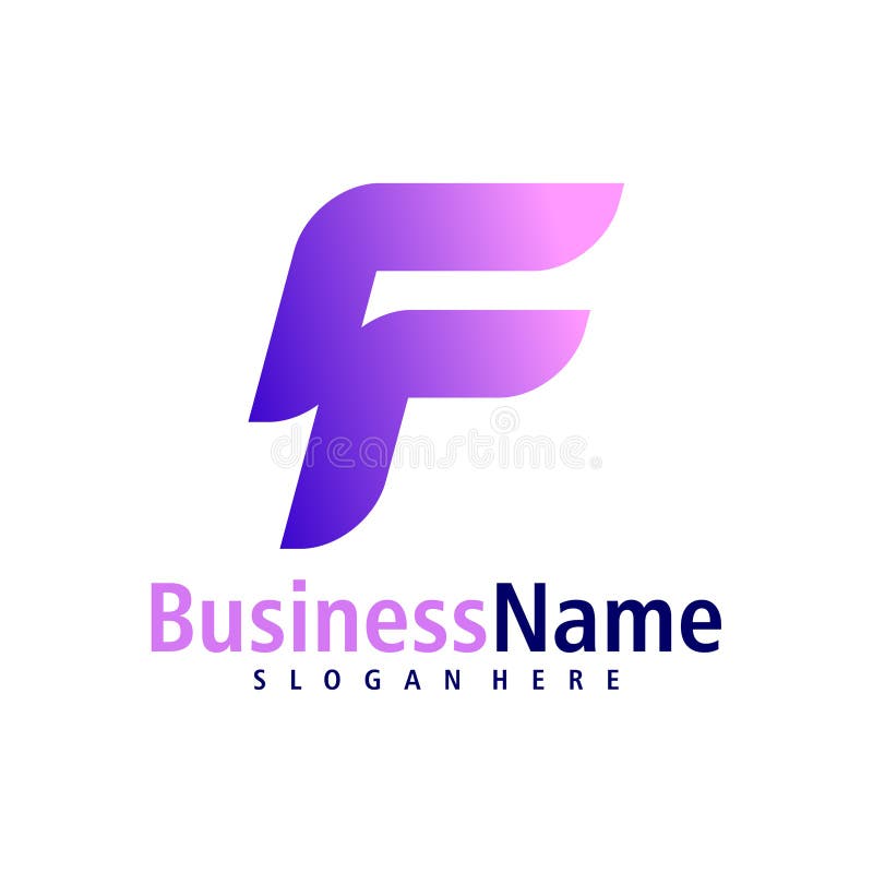 Letter F Logo Design Vector. Creative Initial F Logo Concepts Template ...
