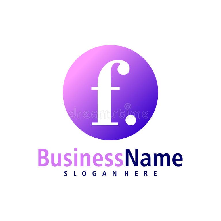 Letter F Logo Design Vector. Creative Initial F Logo Concepts Template ...