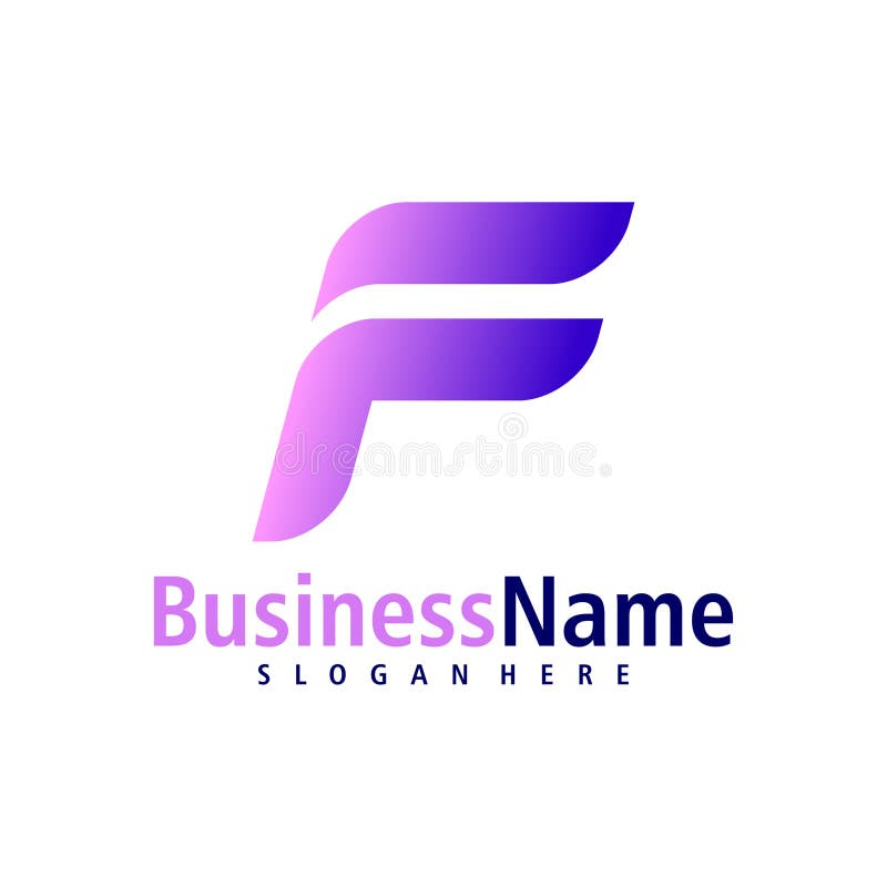 Letter F Logo Design Vector. Creative Initial F Logo Concepts Template ...