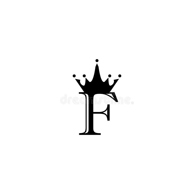 Letter F Logo Crown Stock Illustrations – 561 Letter F Logo Crown Stock ...