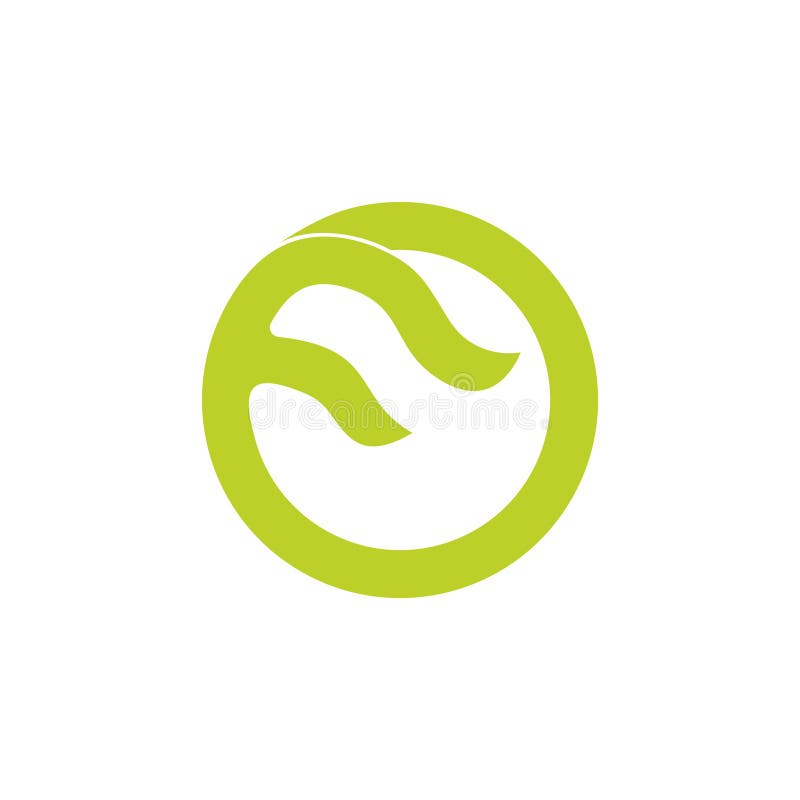 Letter F Ribbon Circle Logo Vector Stock Vector - Illustration of card ...