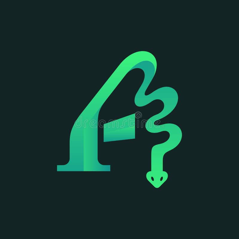 Letter F Snake Modern Logo Design, Designs Concept, Logos, Logotype ...