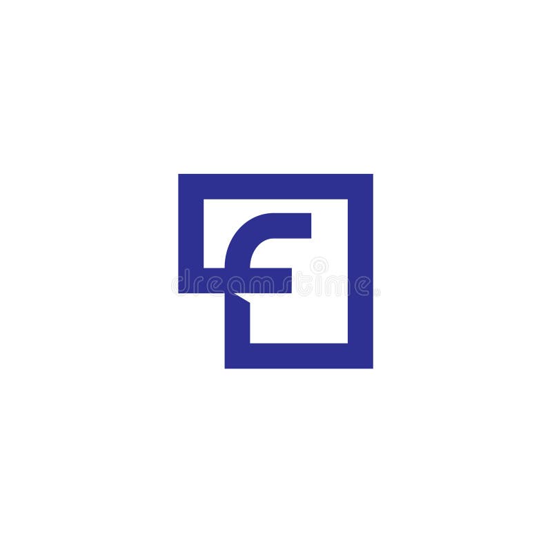 Letter F Square Logo Stock Illustrations – 938 Letter F Square Logo ...