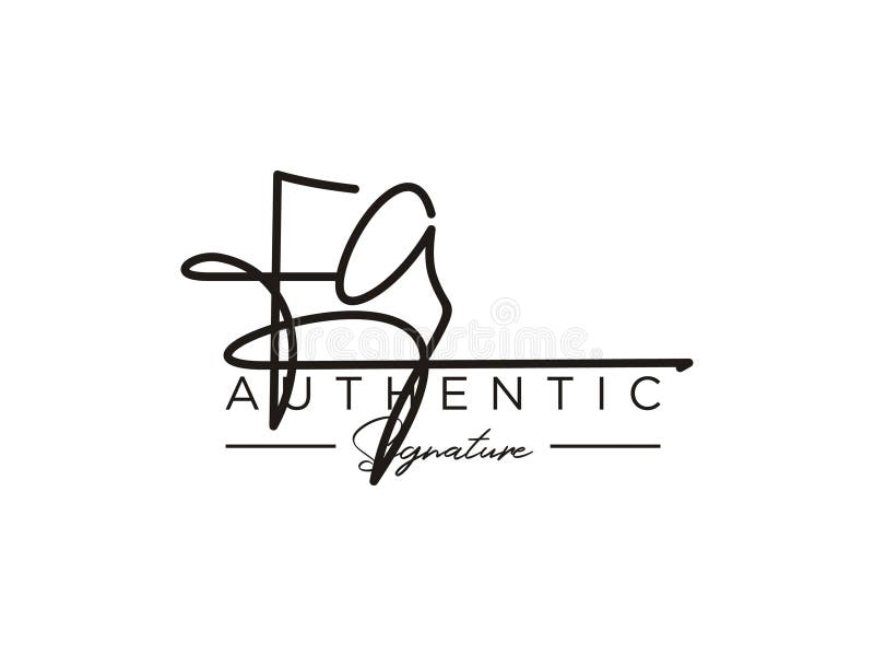 Letter FA Signature Logo Template Vector Stock Vector - Illustration of ...