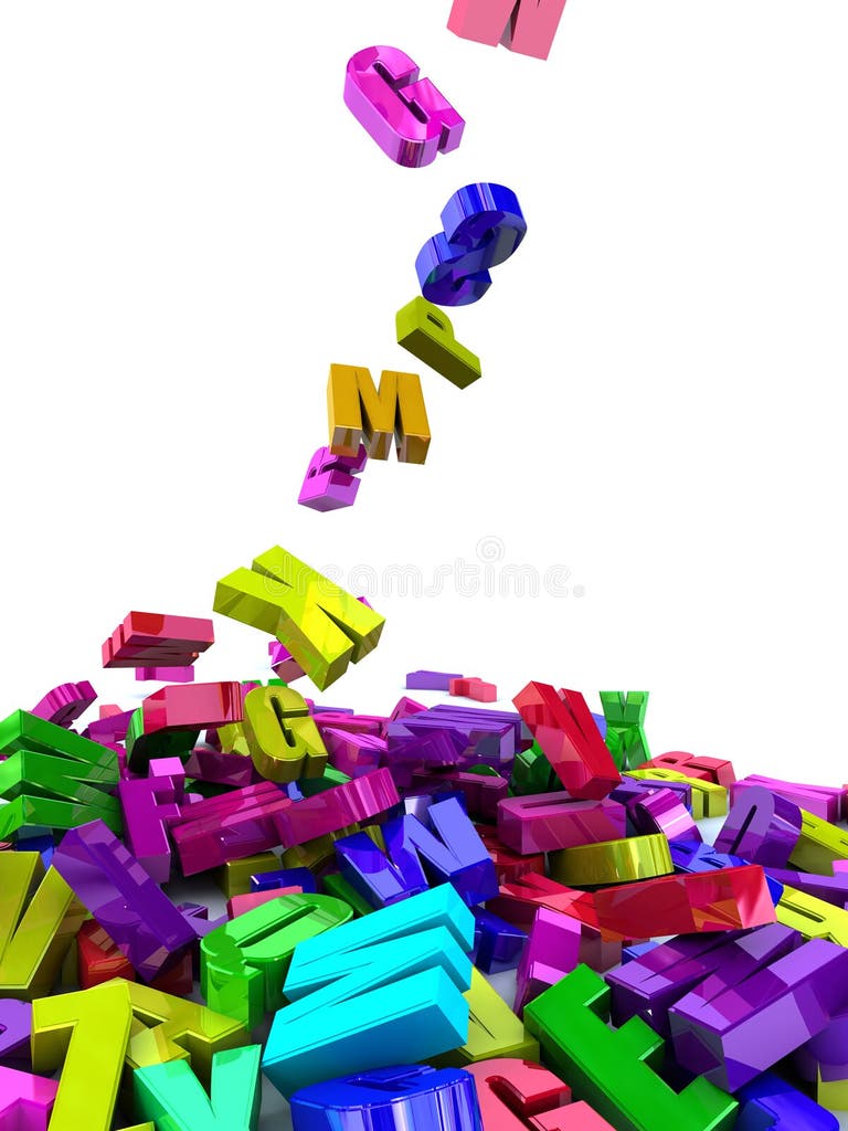 Letters Falling Stock Illustrations – 4,360 Letters Falling Stock ...