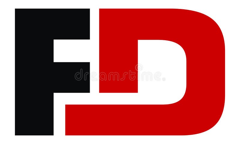 Letter Fd Modern Logo Stock Illustrations – 1,455 Letter Fd Modern Logo ...
