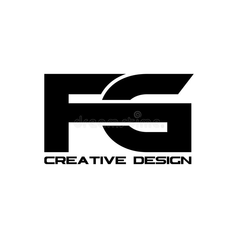 Letter FG Monogram Logo Icon Design Vector. Stock Vector - Illustration ...