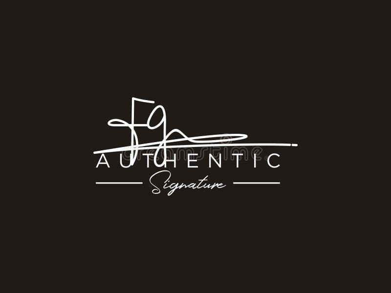 Fg Signature Stock Illustrations – 283 Fg Signature Stock Illustrations ...