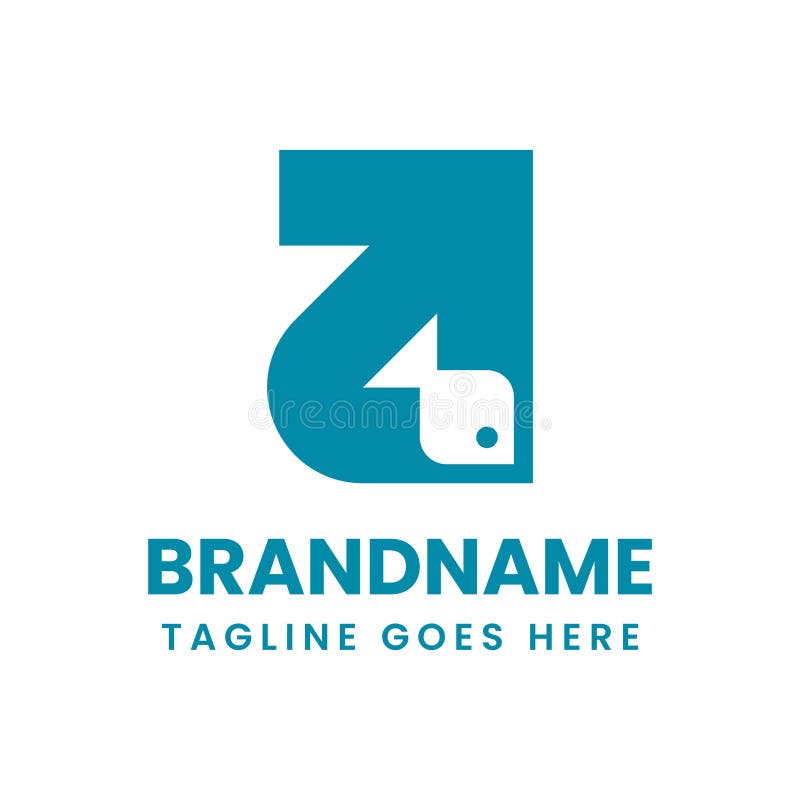 Letter a Fish Logo, Symbolizing Adaptability, Fluidity, and Unity Stock ...