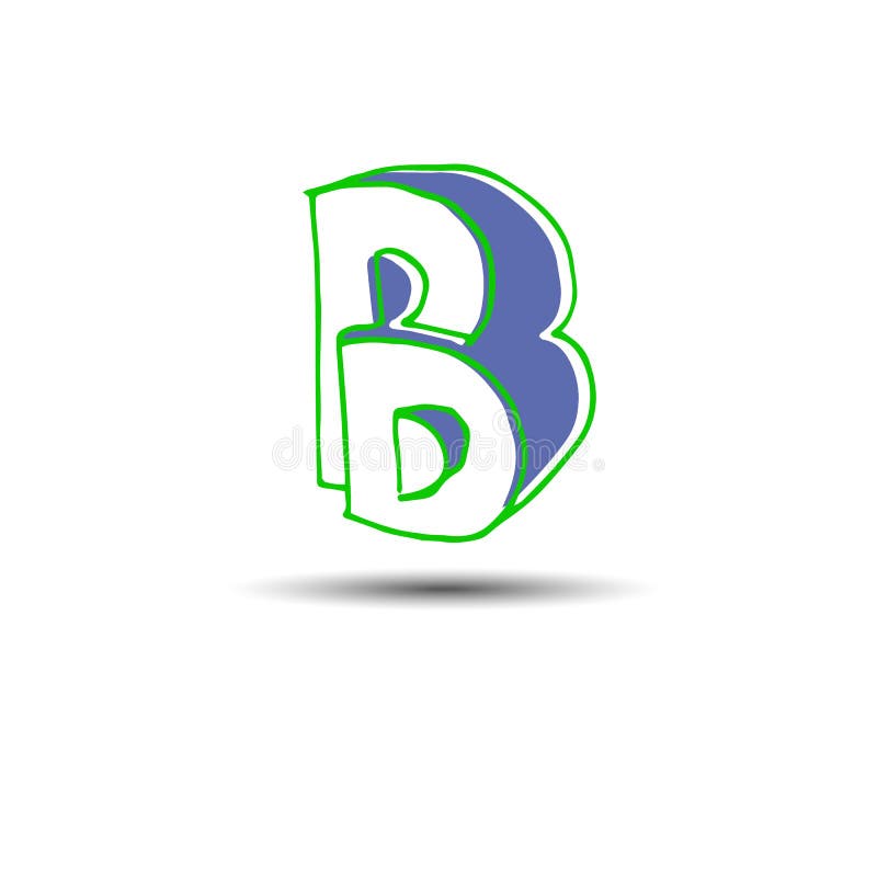 Letter Font Alphabet Vector Text Design Triangle Stock Vector ...