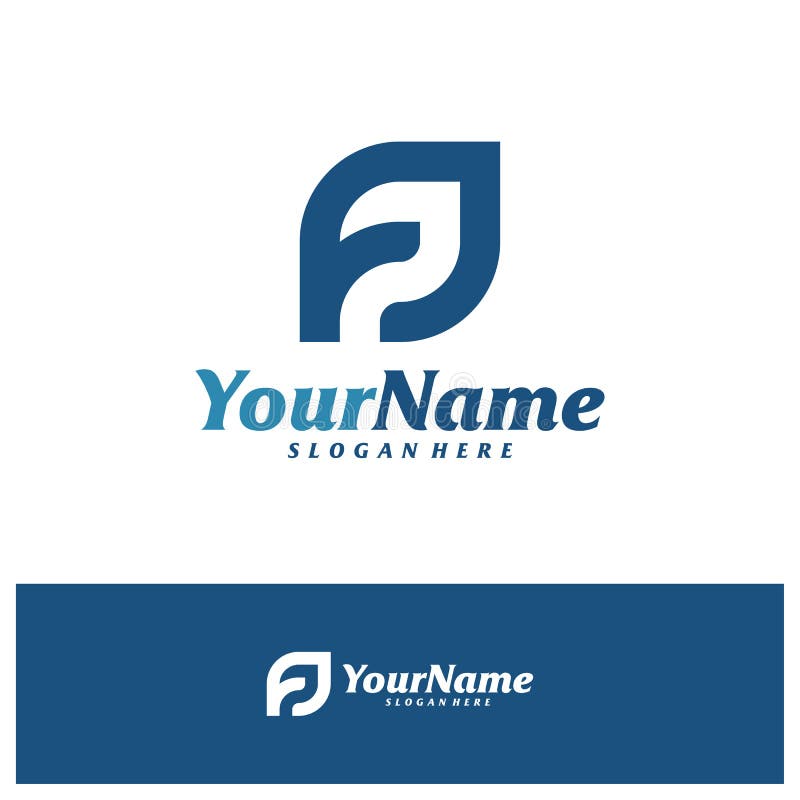 Letter FP Logo Design Vector Template, Initial FP Logo Concepts ...