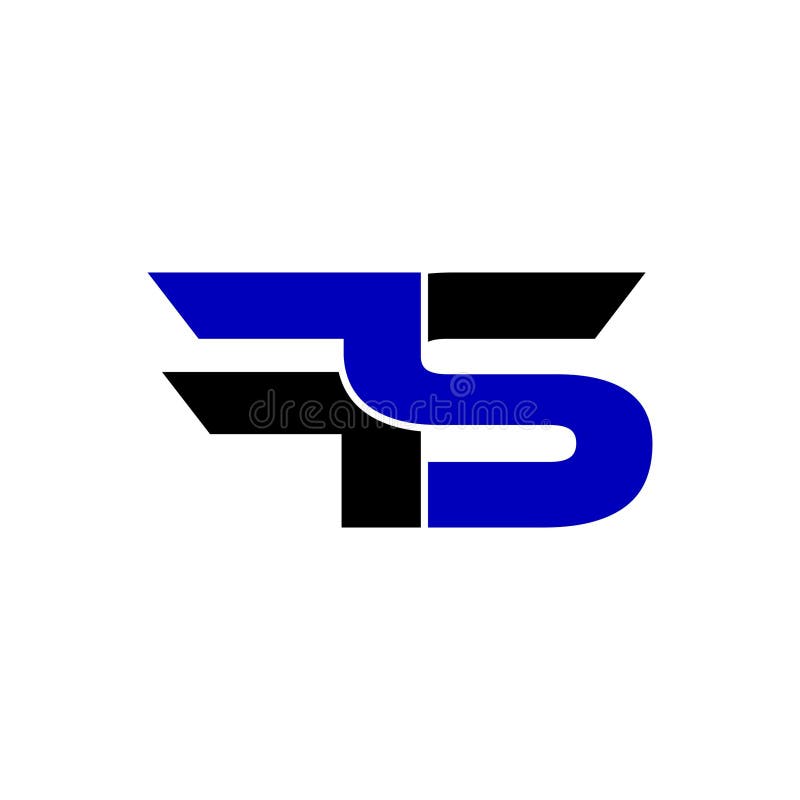 Letter FS Simple Monogram Logo Icon Design. Stock Vector - Illustration ...