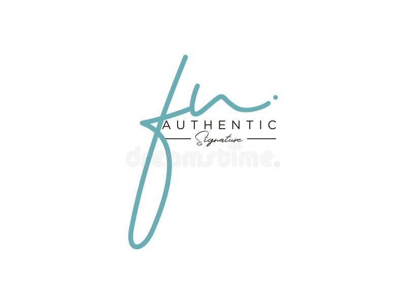 Letter FU Signature Logo Template Vector Stock Vector - Illustration of ...