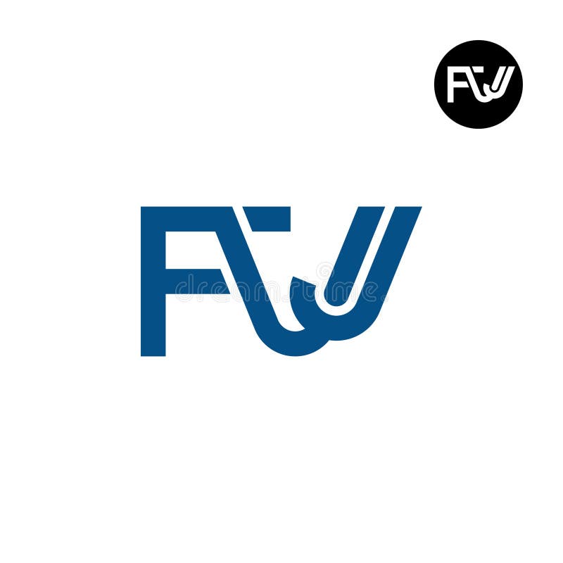 Letter FVJ Monogram Logo Design Stock Illustration - Illustration of ...