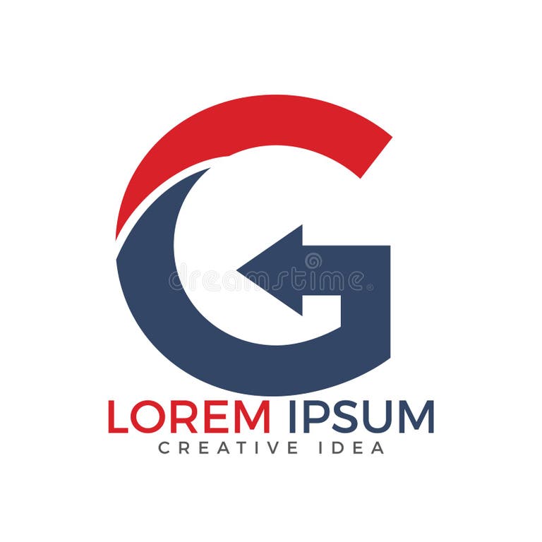 Letter G Arrow Logo Icon Design. Stock Vector - Illustration of brand ...