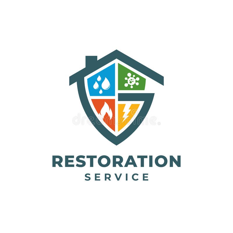 Building Restoration Vectors Logo Design Template Stock Vector ...