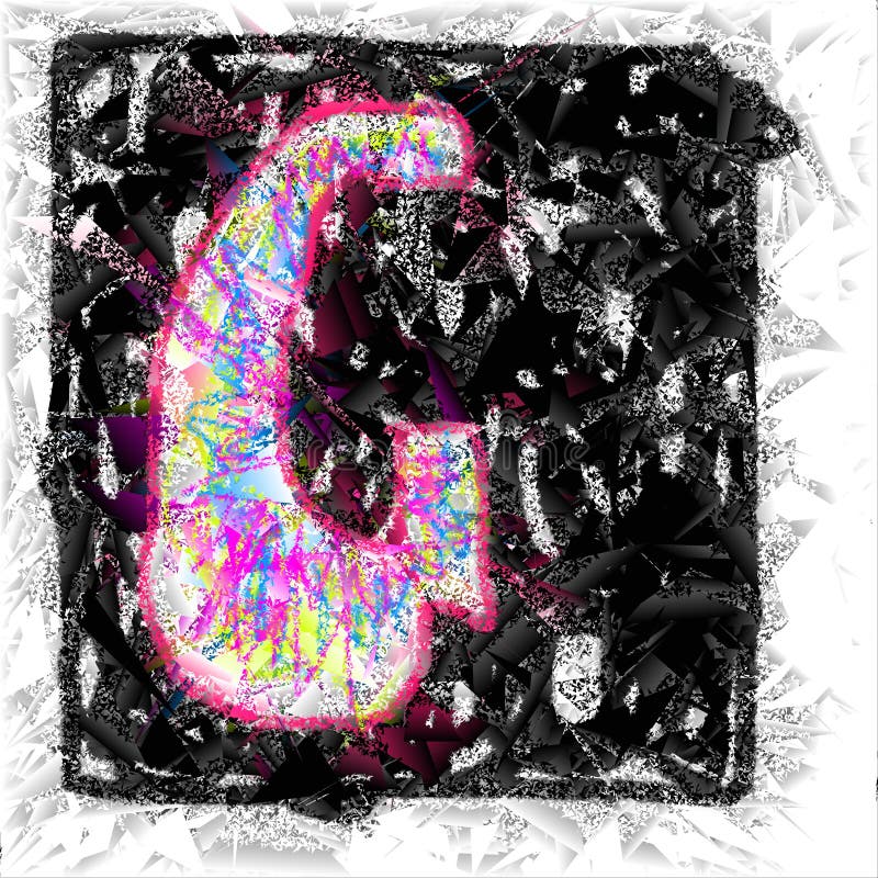 Letter G. stock illustration. Illustration of capital - 86230589