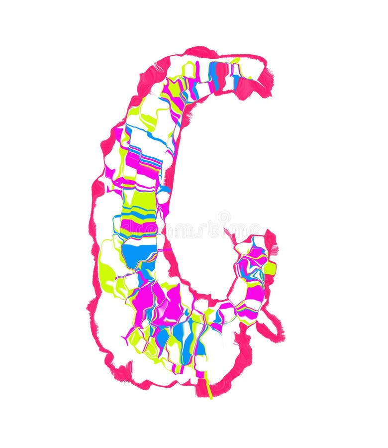 Letter G. stock illustration. Illustration of decorative - 85976007