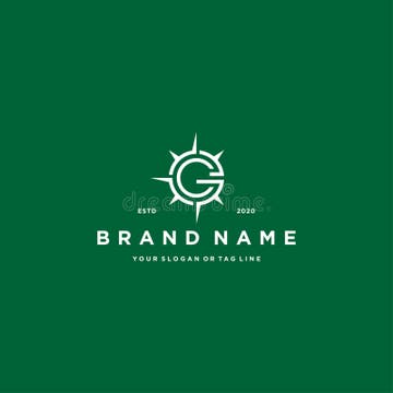 Letter G Compass Logo Design Vector Stock Vector - Illustration of ...