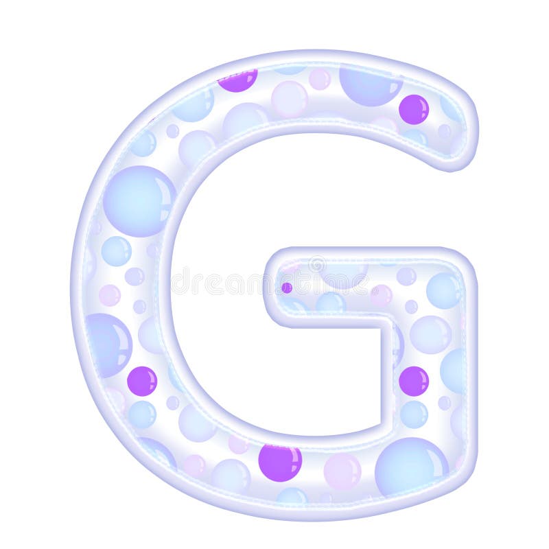 Alphabet Lettering for Kids G Stock Illustration - Illustration of ...