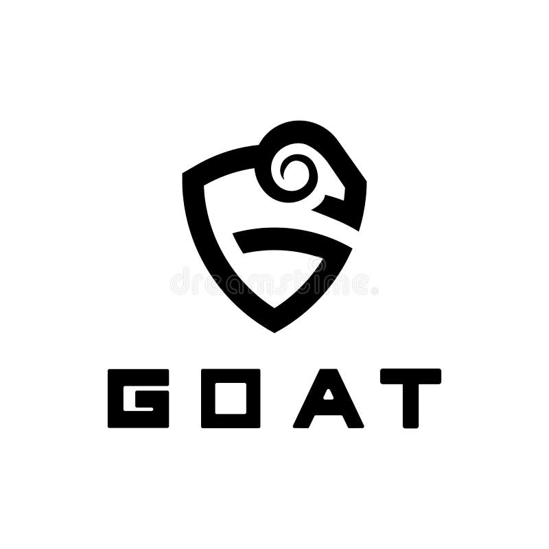 Letter G Goat Head Logo-Vector Illustration Stock Vector - Illustration ...