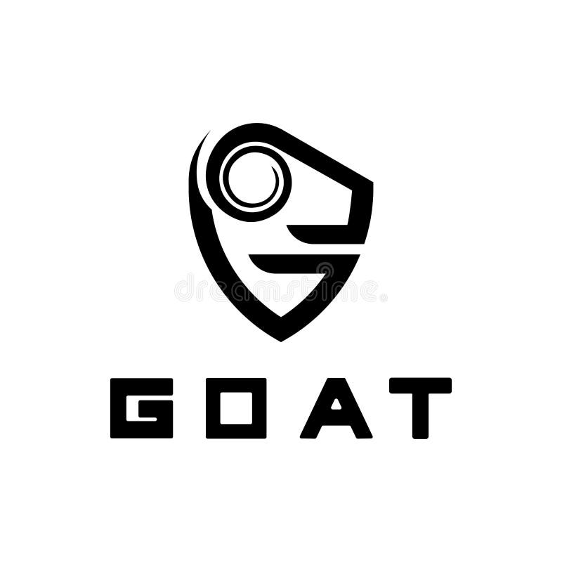 Letter G Goat Head Logo-Vector Illustration Stock Vector - Illustration ...
