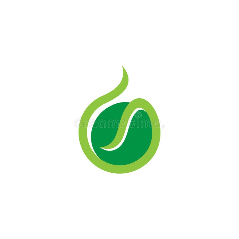 Letter G Green Seed Sprout Simple Logo Vector Stock Vector ...