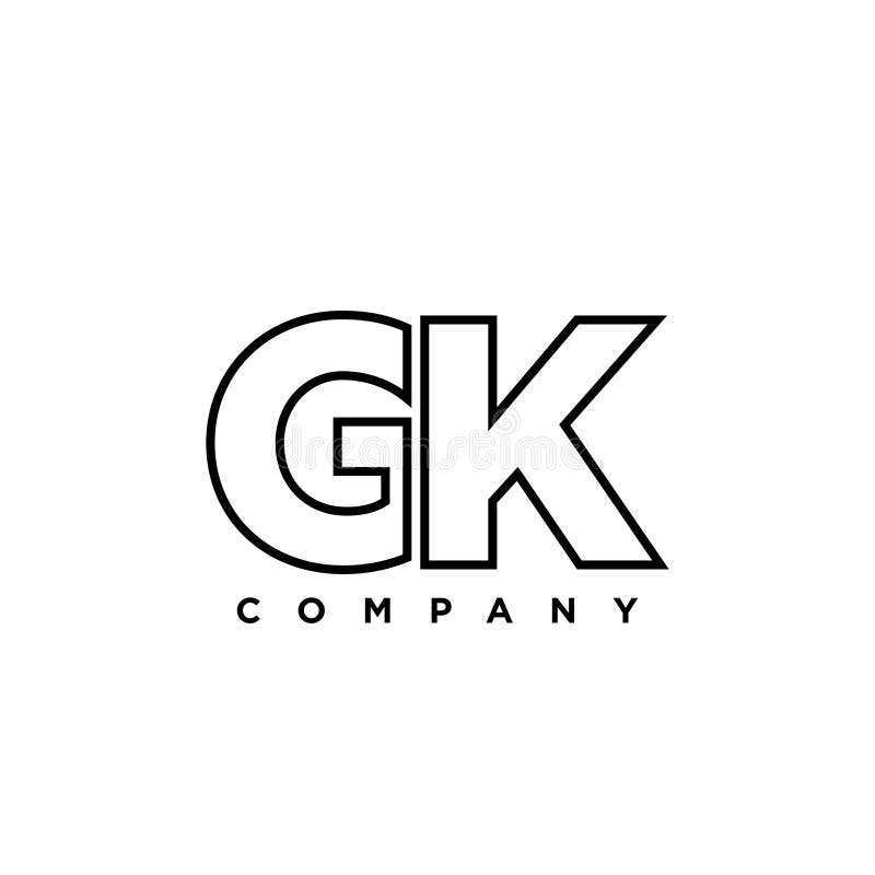 Letter Gk Logo Stock Illustrations – 1,595 Letter Gk Logo Stock ...