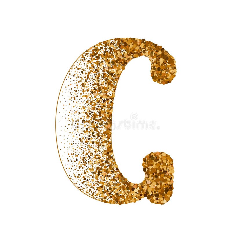 Letter G of Latin Alphabet Decorated with Sand Effect Stipple Texture ...