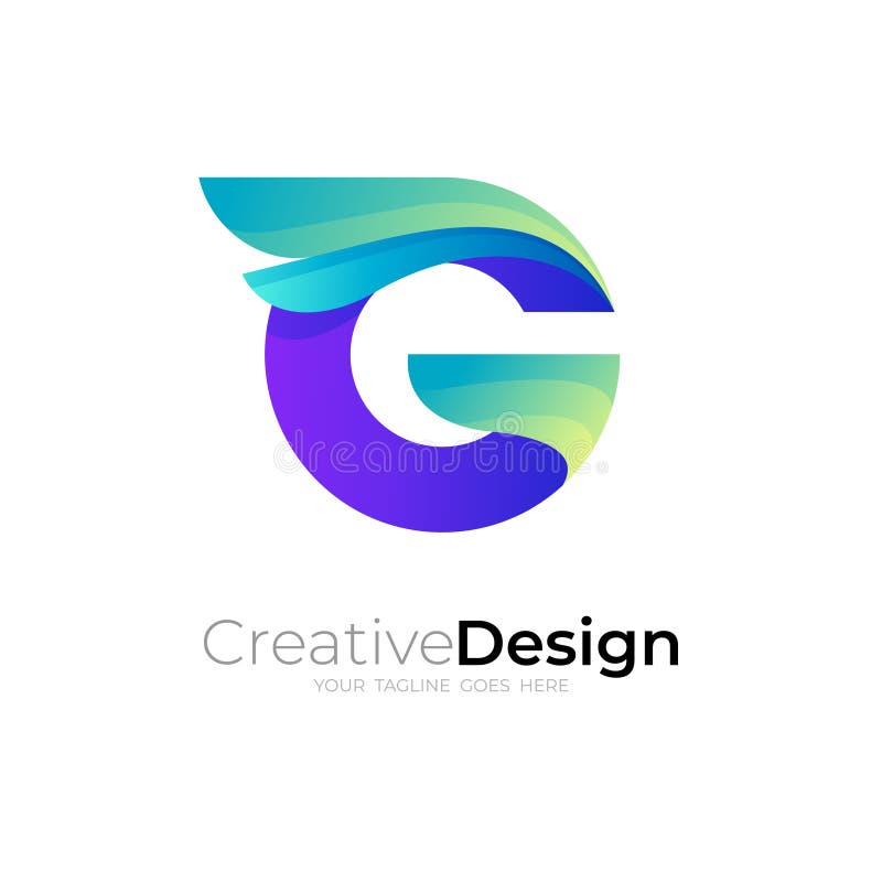 Letter G Wing Logo Stock Illustrations – 330 Letter G Wing Logo Stock ...