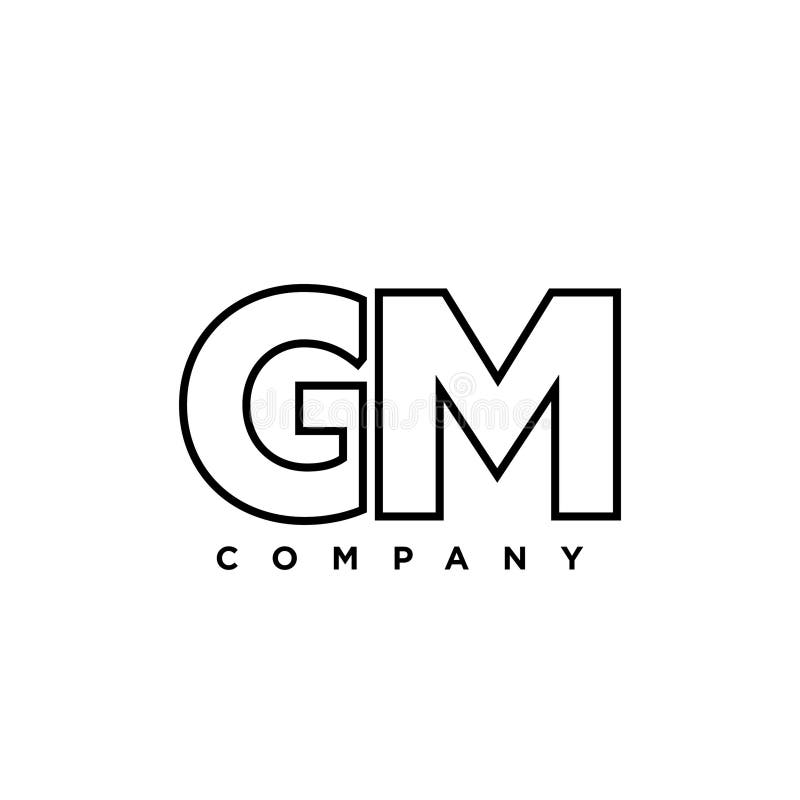 Letter G and M, GM Logo Design Template. Minimal Monogram Initial Based ...