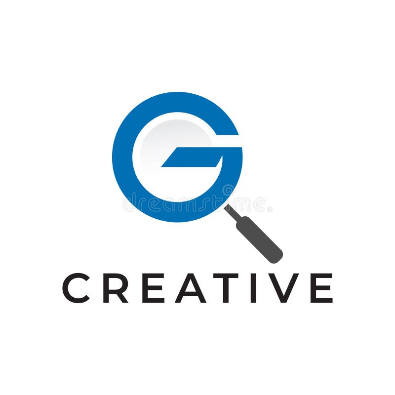 Letter G Magnifying Glass Stock Illustrations – 17 Letter G Magnifying ...
