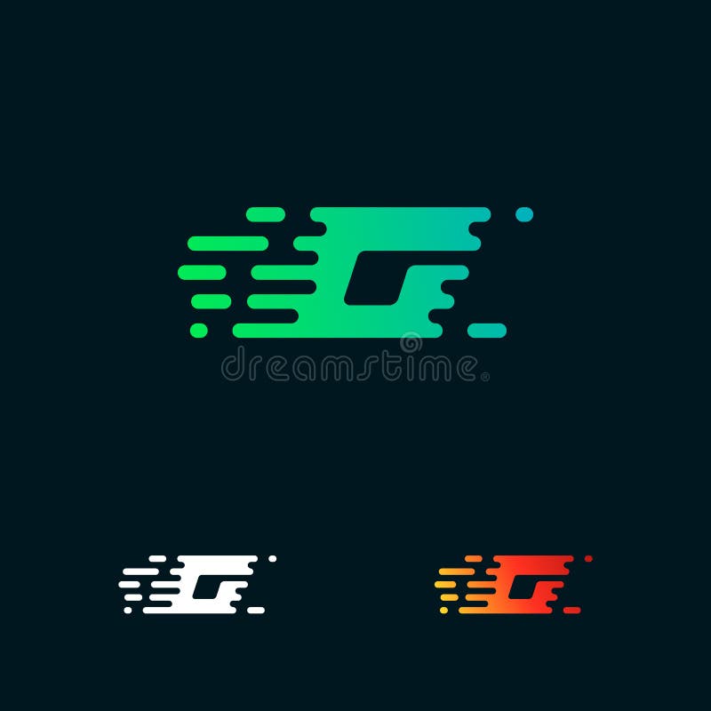 Letter G Modern Speed Shapes Logo Design Vector Stock Vector ...