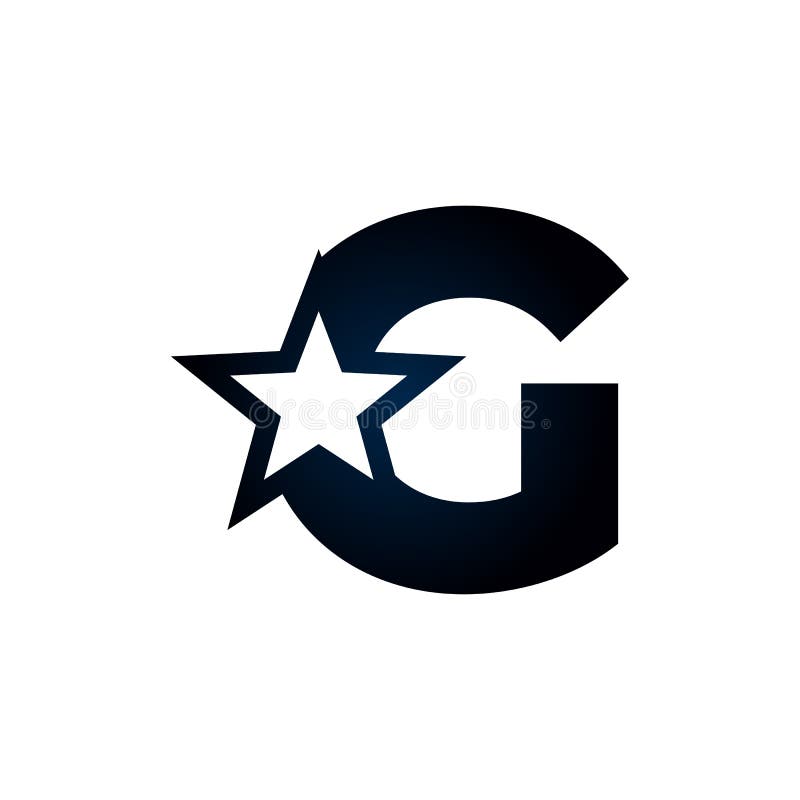 Letter G Star Logo. Usable for Winner, Award and Premium Logos Stock ...