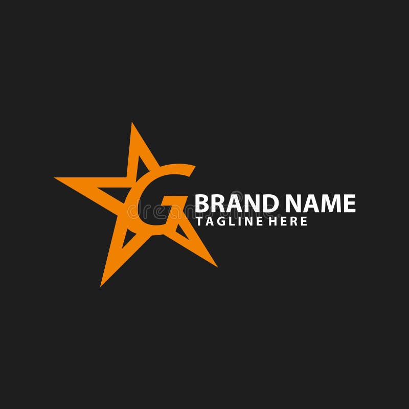 Letter G with Star Racing Logo Design Vector Stock Vector ...