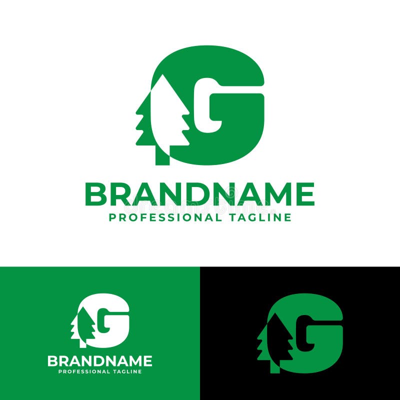 Letter G Tree Logo, for Any Environmental Brands with G Initial Stock ...